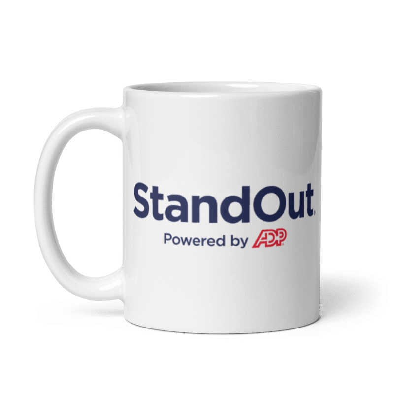 11oz Ceramic Mug (White) - StandOut (Midnight) – ADP Company Store